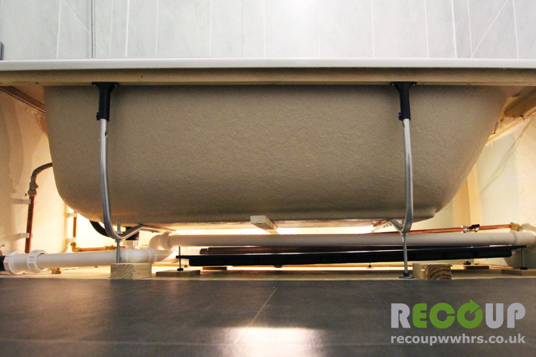 Recoup Easyfit+ - Under bath waste water heat recovery system