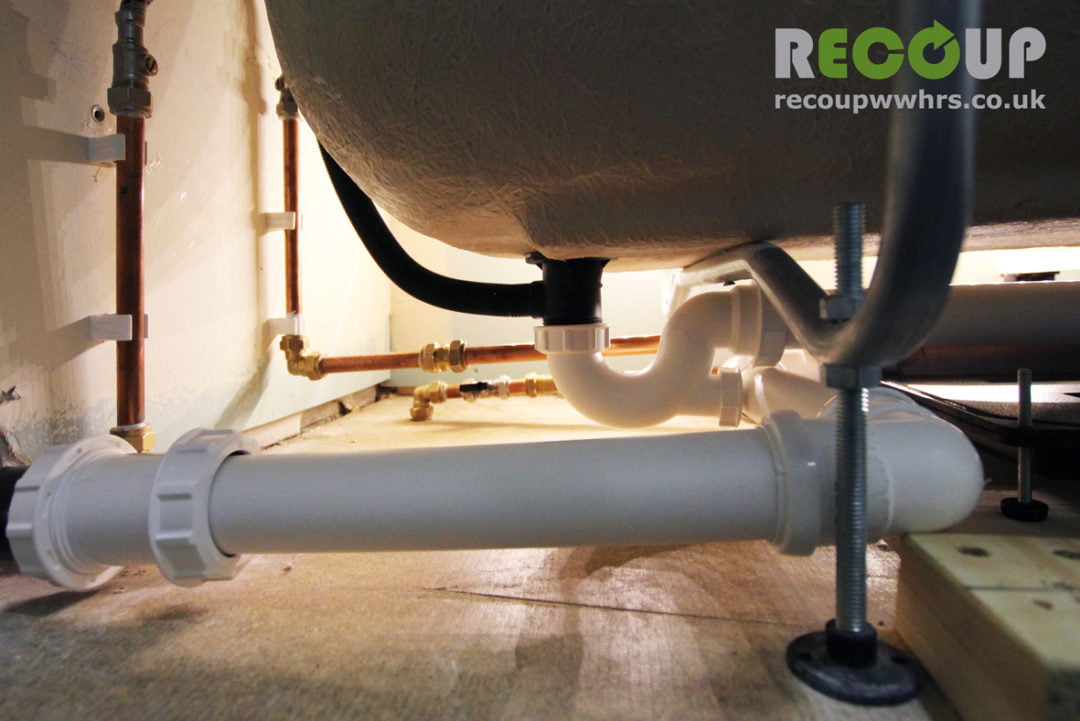 Recoup Easyfit+ - Under bath waste water heat recovery system