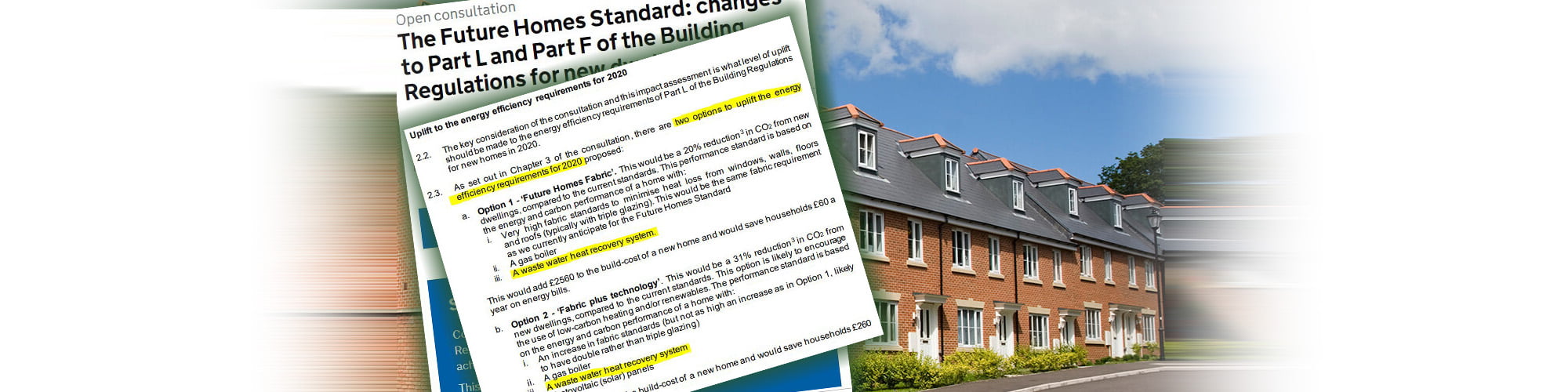 Future Homes Standard: Part-L 2020 Consultation Document Published ...