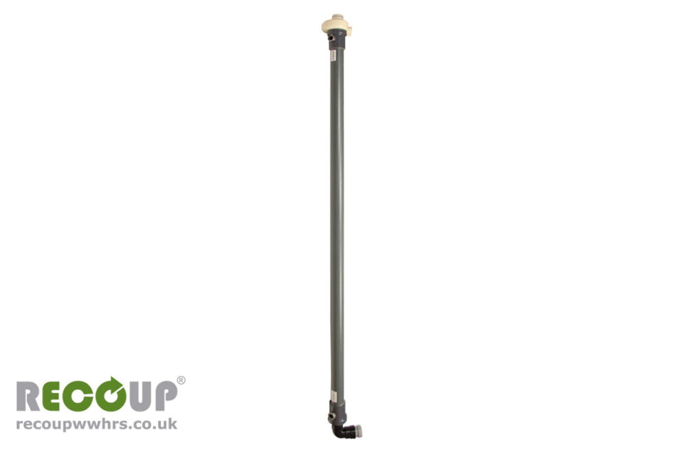 Recoup Pipe HEX - Vertical waste water heat recovery for showers